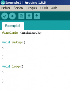 Guide de démarrage MRduino - Mace Robotics-fr