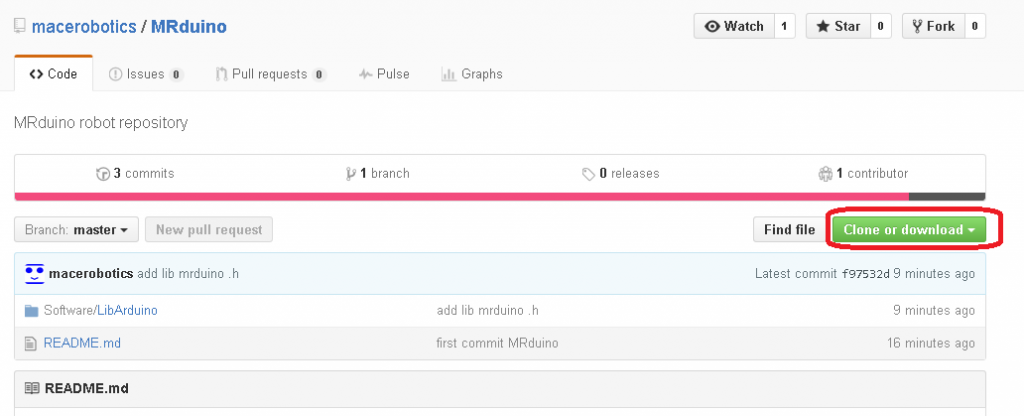 Guide de démarrage MRduino - Mace Robotics-fr