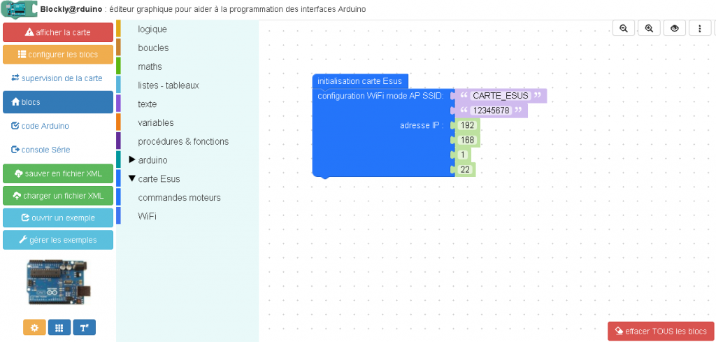 Contrôle d’une led en Wifi avec Blockly & MIT App Inventor - Mace Robotics-fr